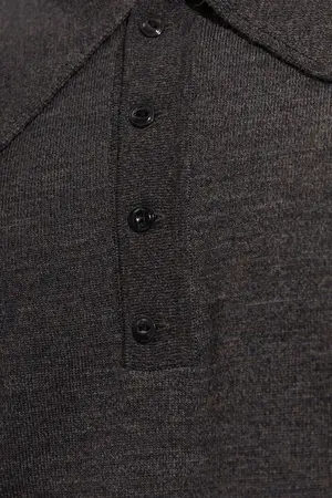 LEMAIRE Wool Polo With Long Sleeves