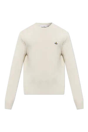 VIVIENNE WESTWOOD Alex Round Neck Sweater - Cream