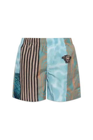 Versace Swim Shorts With "floating By" Print