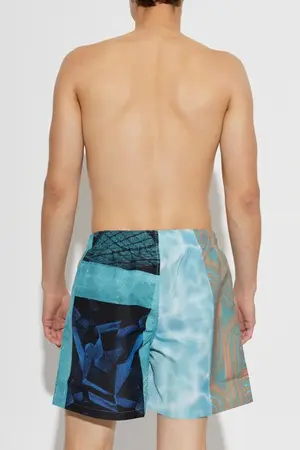 Versace Swim Shorts With "floating By" Print