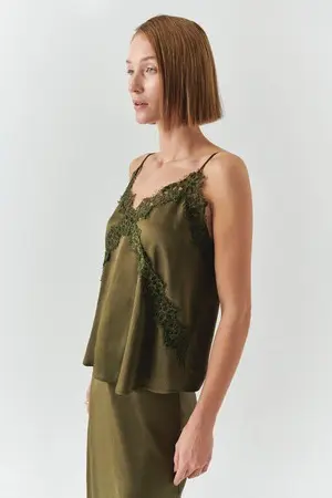 EXQUISE Hana V Neck Camisole Blouse