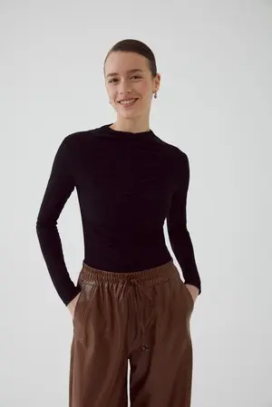 EXQUISE Aglaia Tulle Blouse