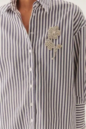 EXQUISE Daniela Poplin Shirt