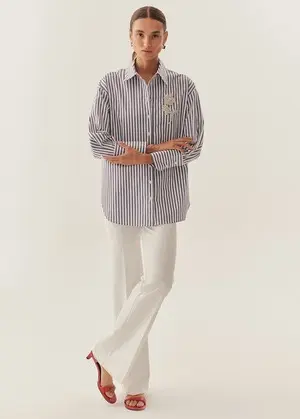 EXQUISE Daniela Poplin Shirt