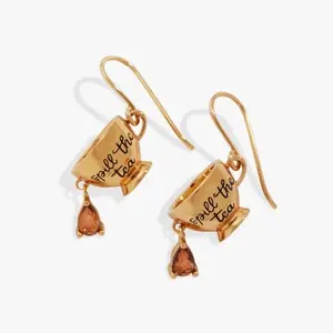 ALEX AND ANI Spill The Tea Cup Drop Earrings