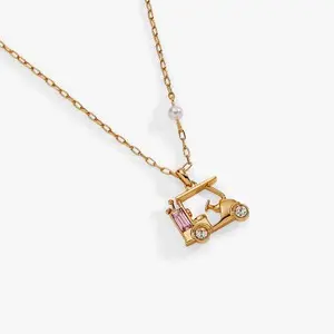 ALEX AND ANI Golf Cart Necklace