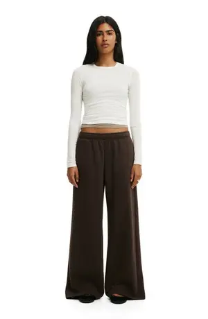 COTTONON Baggy Sweatpant - Dark Oak