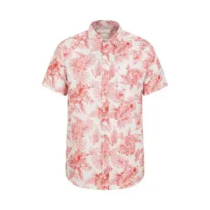 Mountain Warehouse Tropical Leaves Shirt - Rust And White