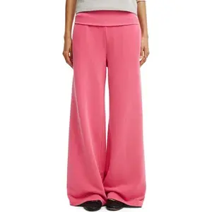 COTTON ON Fold Over Waistband Sweatpant - Washed Pink Coded