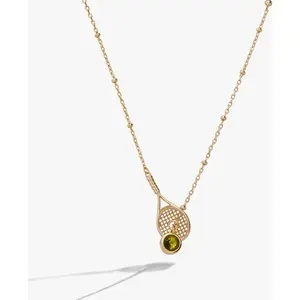 ALEX AND ANI Tennis Racket Y-necklace