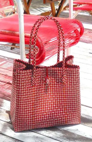 BRUNNA.CO The Toko Recycled Woven Tote Bag