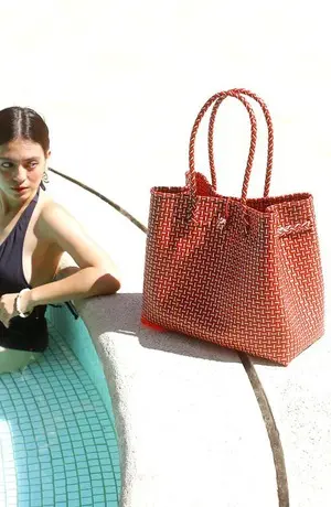 BRUNNA.CO The Toko Recycled Woven Tote Bag