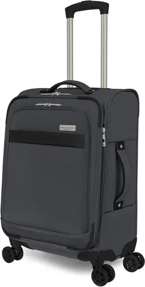 WALLYBAGS Stratford Softside 20" Carry On Spinner Luggage - Graphite