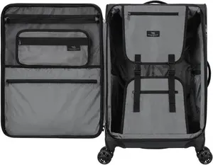 WALLYBAGS Stratford Softside 20" Carry On Spinner Luggage - Graphite