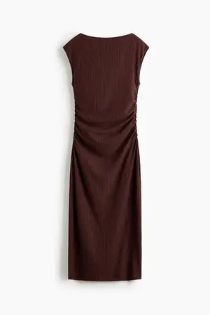 H&m Cap-sleeved Crinkled Dress