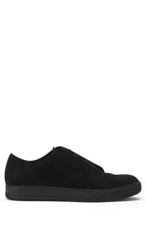LANVIN Dbb1 Suede Zip Sneakers - Black