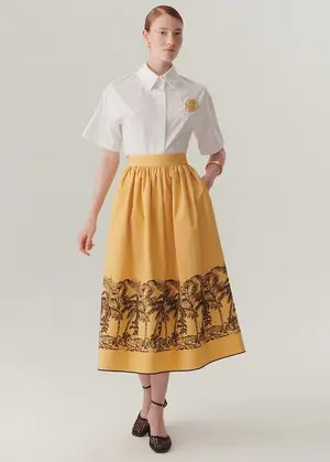 EXQUISE Mary Cotton Poplin Shirt