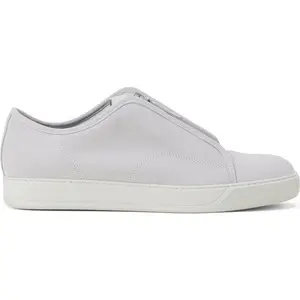 LANVIN Dbb1 Suede Zip Sneakers - White