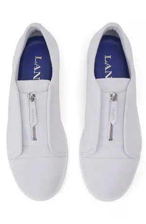 LANVIN Dbb1 Suede Zip Sneakers