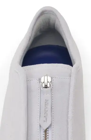 LANVIN Dbb1 Suede Zip Sneakers