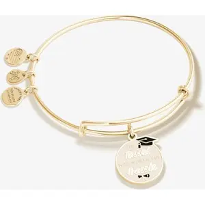 ALEX AND ANI The Tassel Was Worth The Hassle' Graduation Charm Bangle - Gold