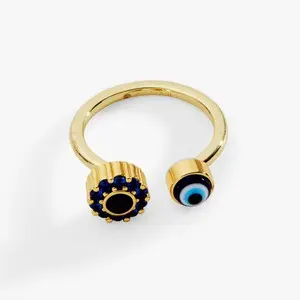 ALEX AND ANI Evil Eye Fidget Spinner Ring