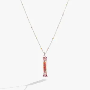 ALEX AND ANI Smarties® Pendant Necklace - Silver
