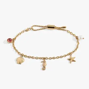 ALEX AND ANI Seaside Anklet - Gold