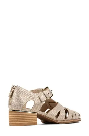DONALD PLINER Back Zip Fisherman Sandal