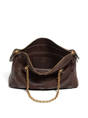 Valentino Garavani Panthea Medium Leather Shoulder Bag - Multicolor