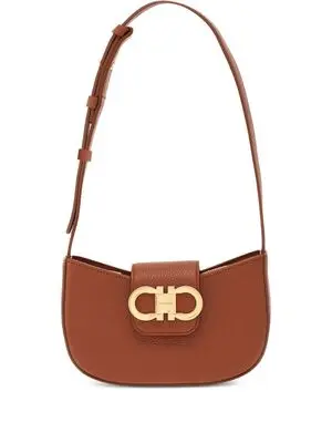 FERRAGAMO Double Gancini Leather Mini Bag - Multicolor