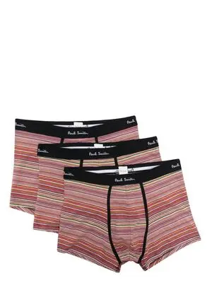 Paul Smith Signature Stripe Cotton Trunks 3pack - Multicolor