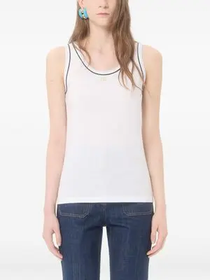 Valentino Garavani Cotton Logo Tank Top - Multicolor
