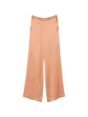 FORTE_FORTE High-waisted Wide-leg Trousers - Multicolor