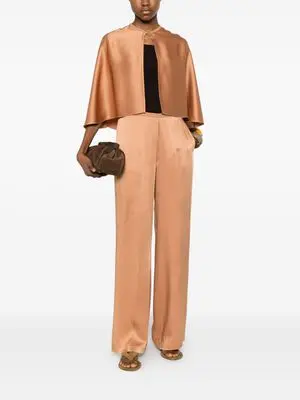 FORTE_FORTE High-waisted Wide-leg Trousers - Multicolor