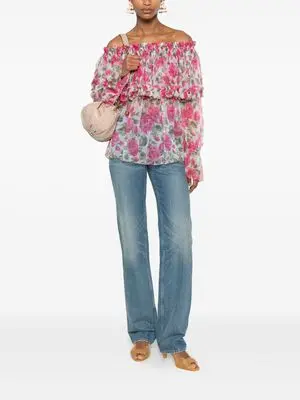 Chloé Printed Silk Blouse