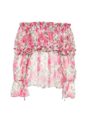 Chloé Printed Silk Blouse - Multicolor