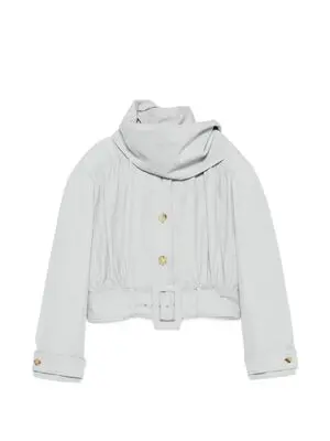 Chloé Cotton And Linen Blend Blouson Jacket - Multicolor