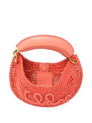 Chloé Summer Banana Raffia Mini Hobo Bag - Multicolor