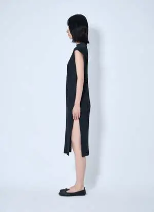 Issey Miyake Swing Solid Tunic Dress