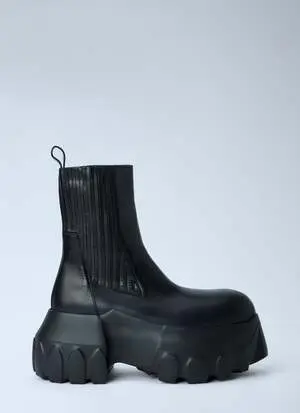Rick Owens Beatle Mega Tractor Boots - Black