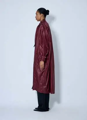 Saint Laurent Long Coat With Double-breasted Fastening