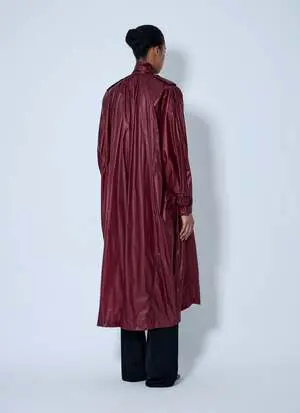 Saint Laurent Long Coat With Double-breasted Fastening