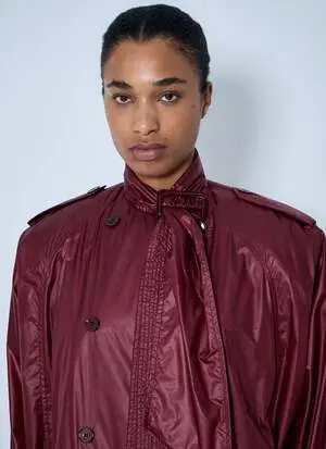 Saint Laurent Long Coat With Double-breasted Fastening