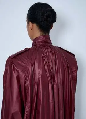 Saint Laurent Long Coat With Double-breasted Fastening