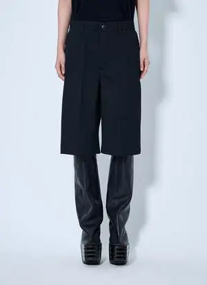 Rick Owens Mid Rise Tailored Culottes - Black