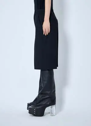 Rick Owens Mid Rise Tailored Culottes