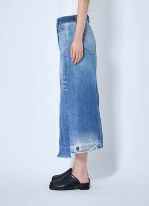 Our Legacy Midi Denim Skirt - Blue