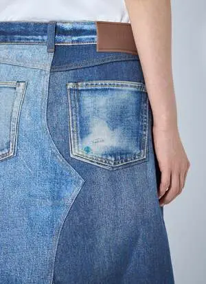 Our Legacy Midi Denim Skirt - Blue