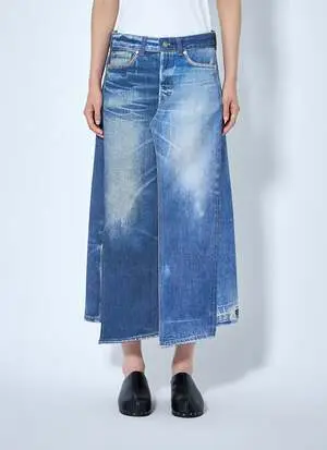 Our Legacy Midi Denim Skirt - Blue